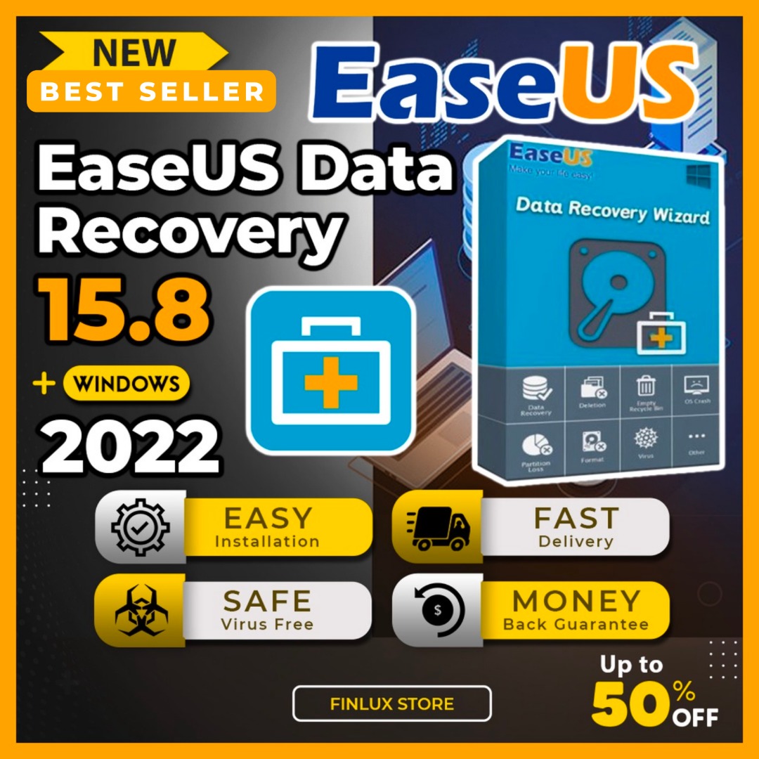 EaseUS Data Recovery Wizard 15.8 Lifetime Latest 2022 For Windows ...