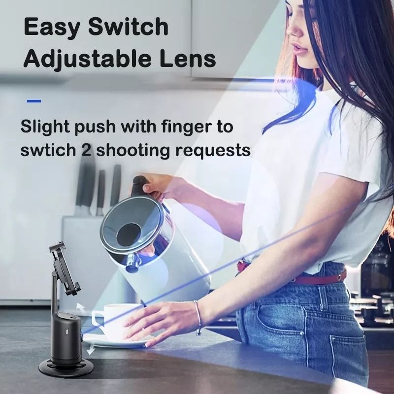 eDSLRs P01 360 Degree Smart AI Face Tracking Smartphone Mobile Holder ...