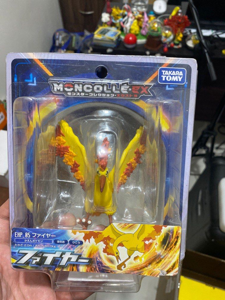 EHP 05 Moltres Pokemon TOMY Moncolle Hypersize (RARE), Hobbies & Toys ...