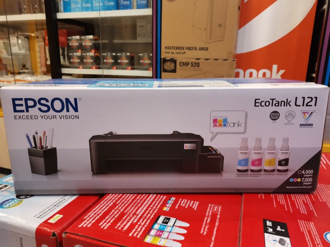 Epson L121 Ink Tank Printer with Free Set of Inks | Brandnew, Computers ...