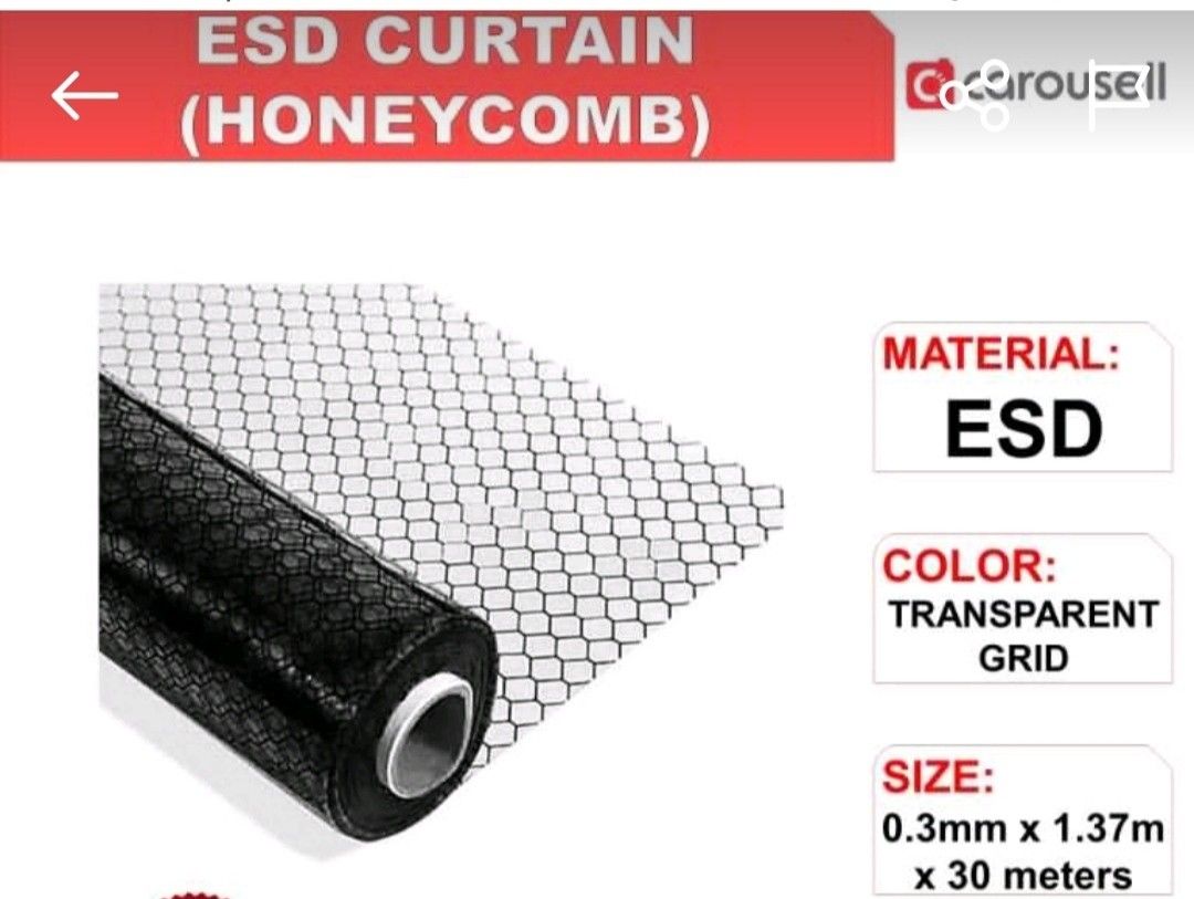 ESD CURTAIN GRID ANTI STATIC HONEY COMB, Commercial & Industrial ...