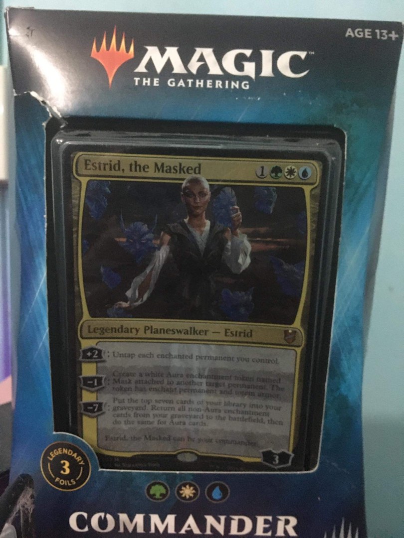 Magic The Gathering - Estrid The Mask C18 Commander Precon Deck ...