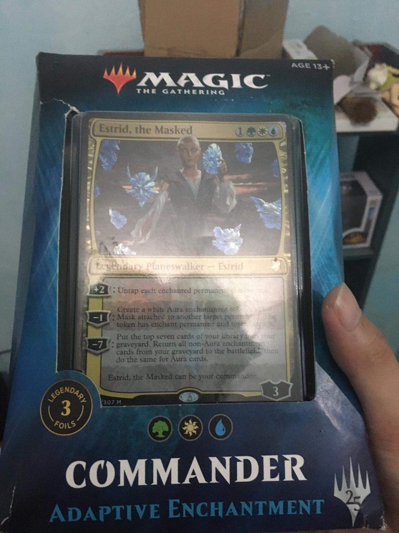 Magic The Gathering - Estrid The Mask C18 Commander Precon Deck ...