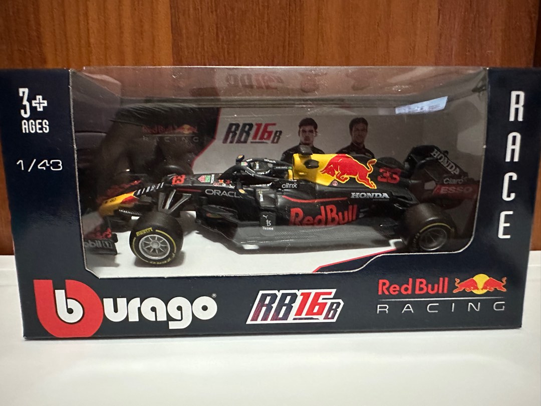 [F1 Merchandise] Red Bull Racing Max Verstappen 1:43 , Hobbies & Toys ...