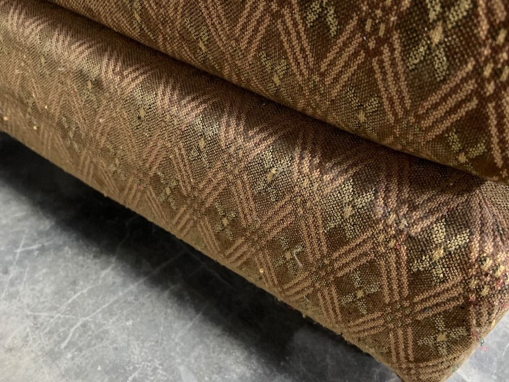 FELLA Design Fabric Sofa Bench Brown Colour / Bangku Sofa Fabrik Rekaan ...