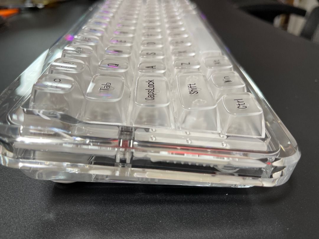 FirstBlood B67 Full Acrylic Gasket Mount Mechanical Keyboard, Computers ...