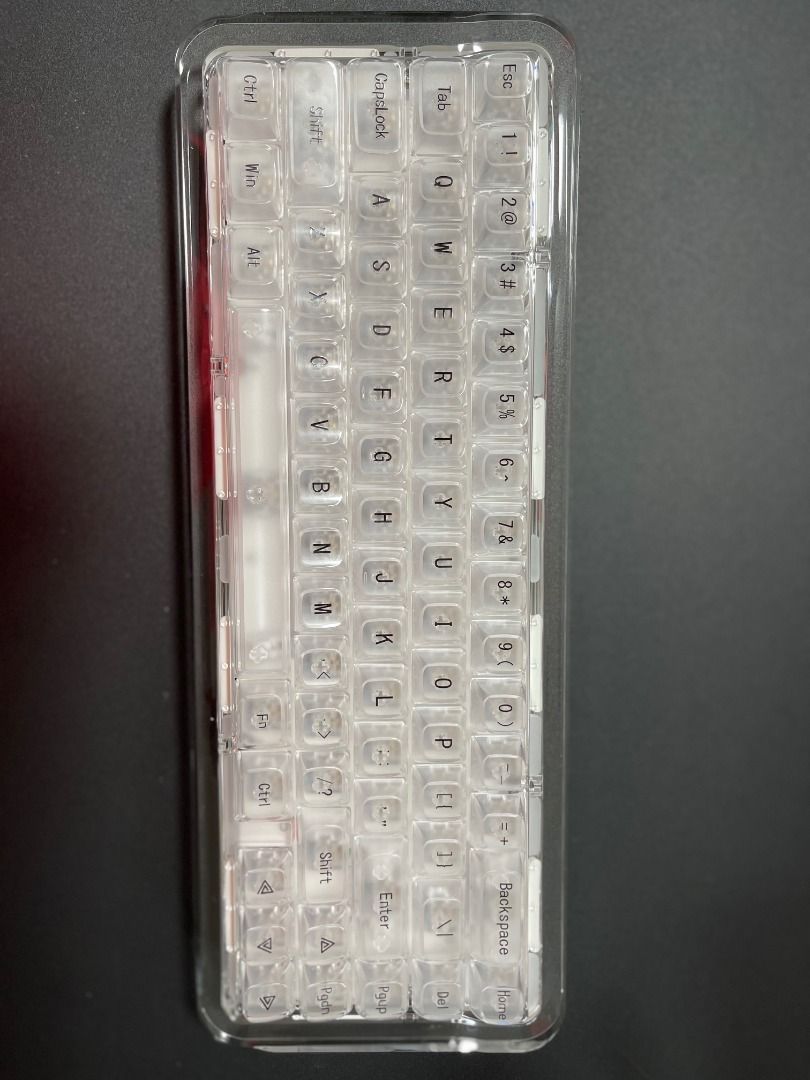 FirstBlood B67 Full Acrylic Gasket Mount Mechanical Keyboard, Computers ...