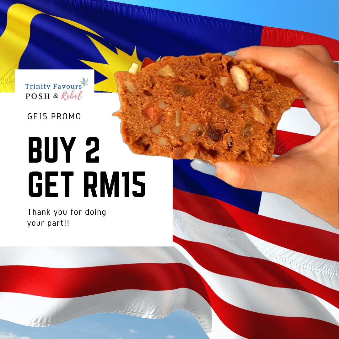 GE15 Promo Rum Fruitcake by Posh&Rebel and Trinity Favours2123, Food ...