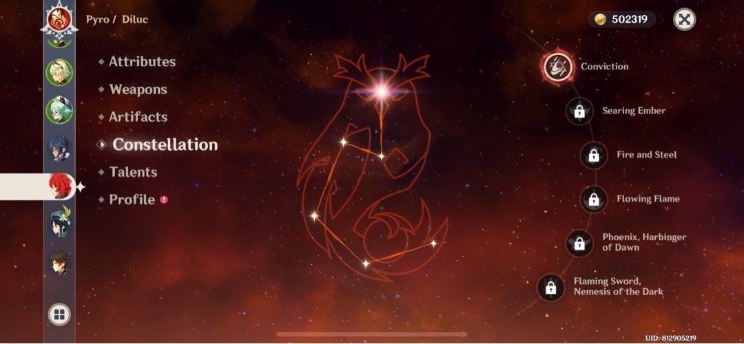 Genshin Impact AR45 C1 Diluc Zhongli Venti Itto, Video Gaming, Gaming ...