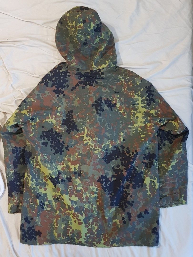 German Army Flecktarn Goretex Kapote, Men's Fashion, Coats, Jackets and ...