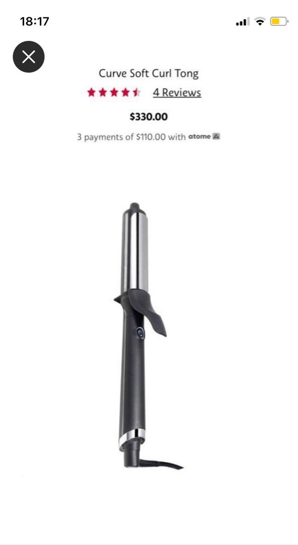Ghd Curve Soft Curl Tong Beauty And Personal Care Hair On Carousell