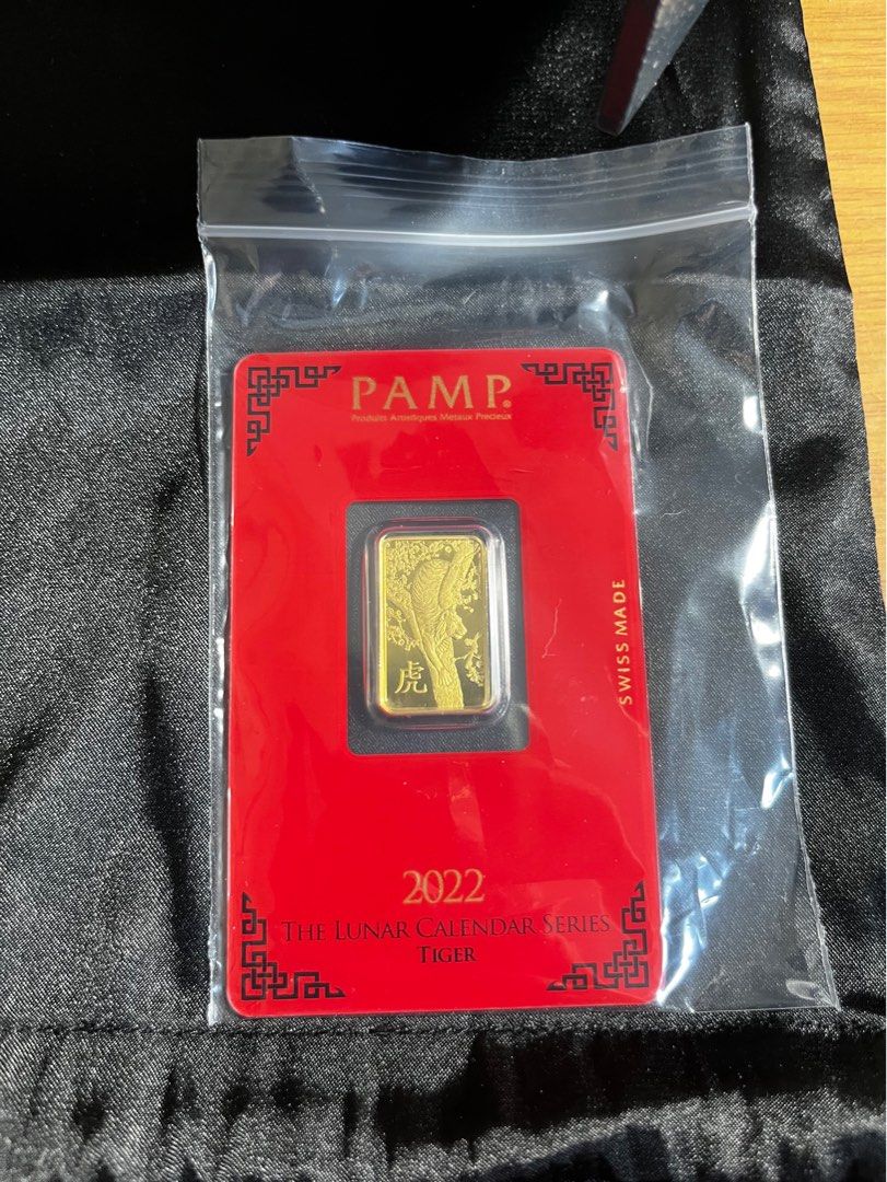 Gold Bar 5g Pamp Tiger, Hobbies & Toys, Memorabilia & Collectibles ...