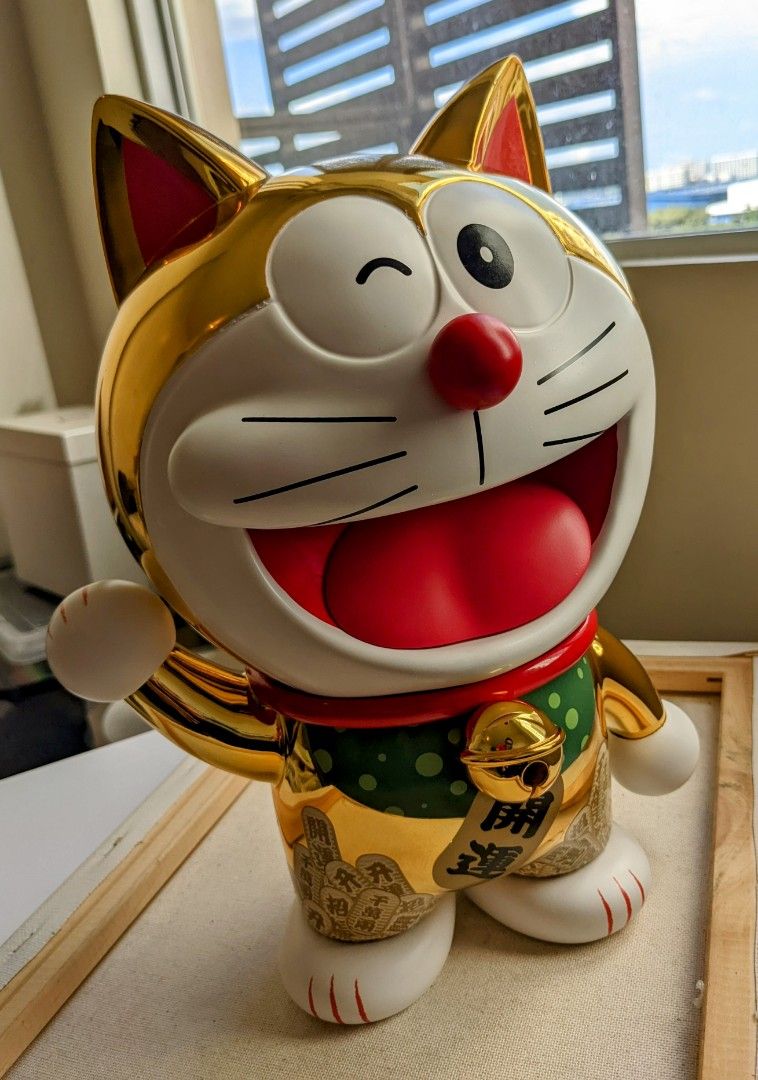 Golden Fortune Doraemon Full Body Bust, Hobbies & Toys, Memorabilia ...