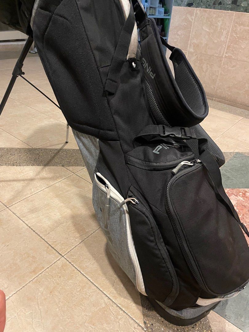 Golf Bag - 2021 Ping Hoofer Lite (Heather Grey, Black and White ...