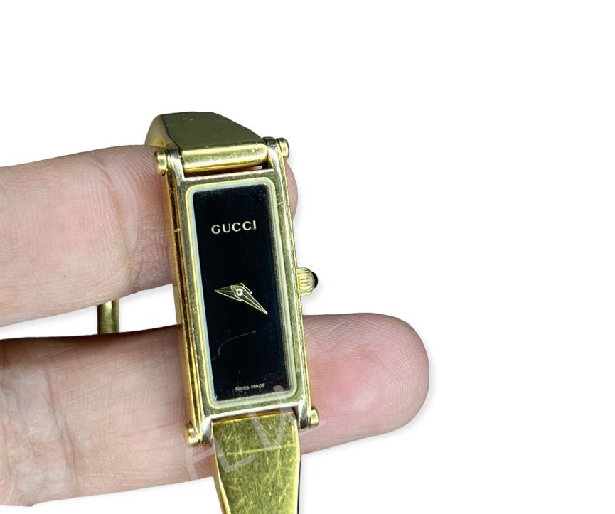 GUCCI 1500L Gold Plated Swiss Made ORIGINAL WOMEN WATCH, Women's ...