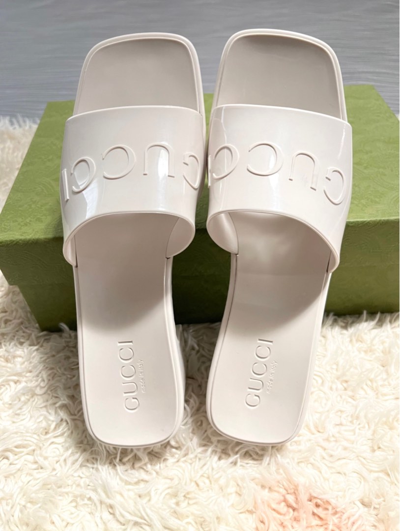 Gucci rubber mules, Luxury, Sneakers & Footwear on Carousell