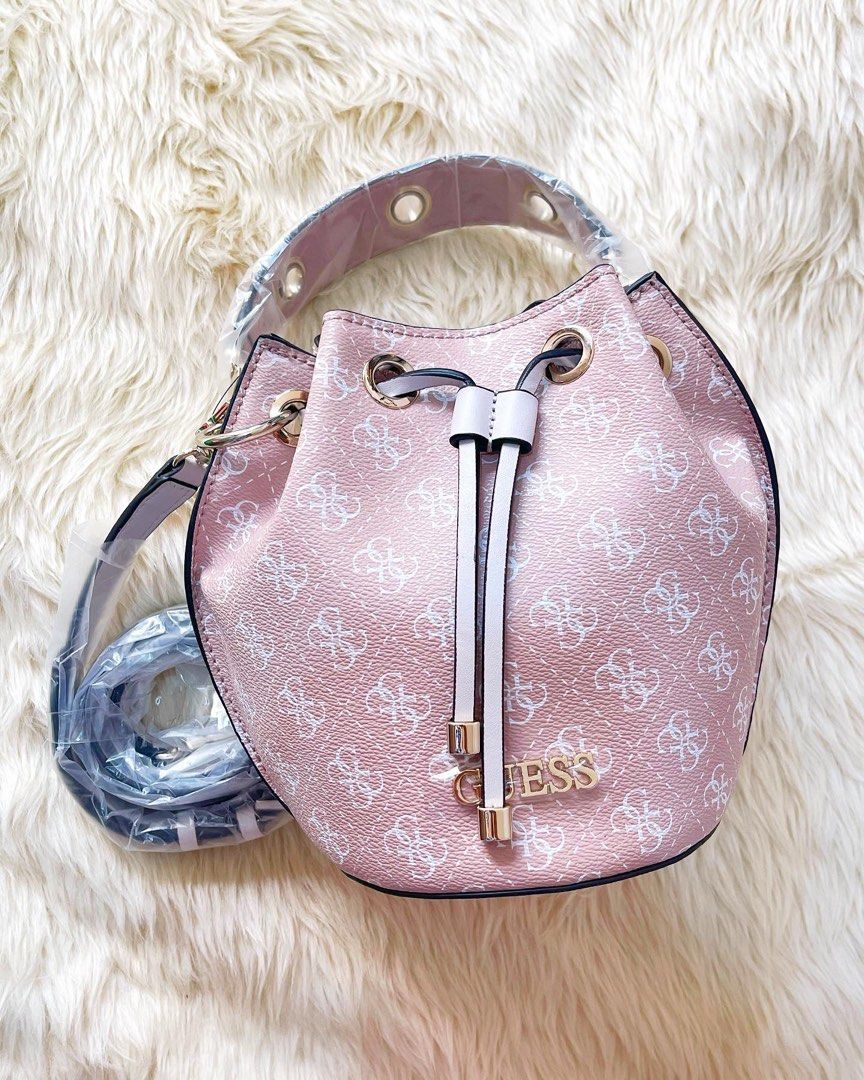 Guess Two-way Bucket Bag, Women's Fashion, Bags & Wallets, Cross-body ...