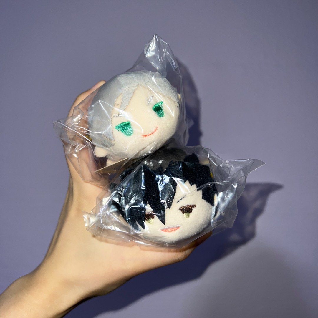 [4 PCS SET] haikyuu hq nekoma kuroo & lev fuwakororin hug chara ...