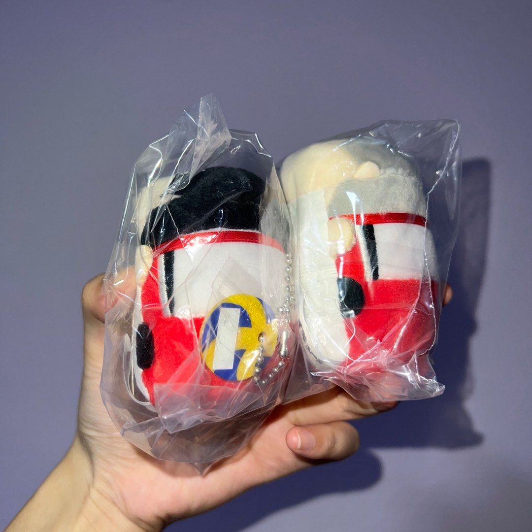 [4 PCS SET] haikyuu hq nekoma kuroo & lev fuwakororin hug chara ...