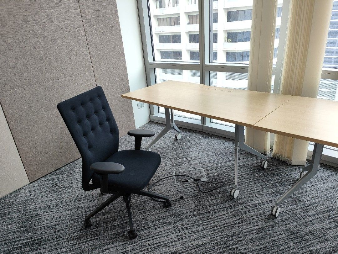 Haworth office table resale, Furniture & Home Living, Furniture, Tables ...