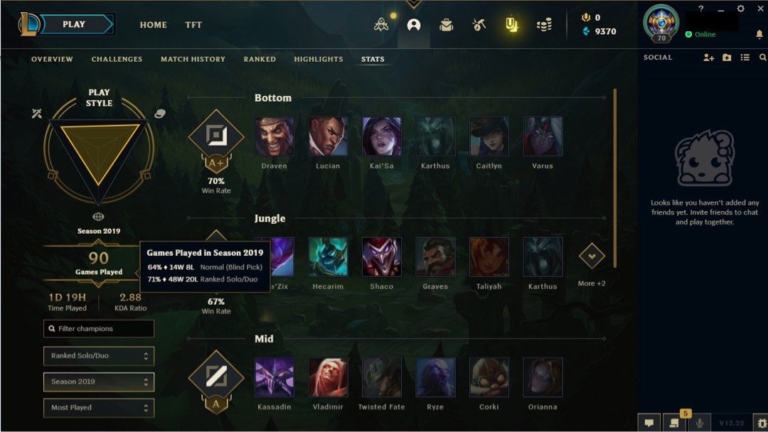 High MMR League Of Legends Account, Video Gaming, Video Games, Others ...