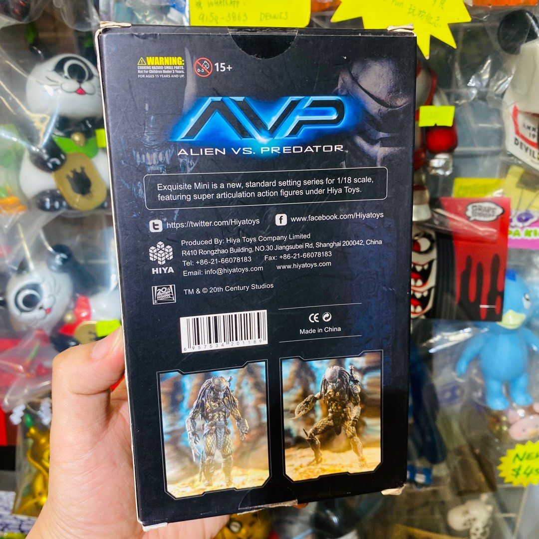 Hiya Exquisite Mini AVP Alien VS.Predator Temple Guard Predator 3.75吋 ...