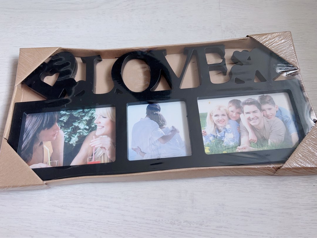 Home photo frame family photo frame LOVE, Furniture & Home Living, Home ...