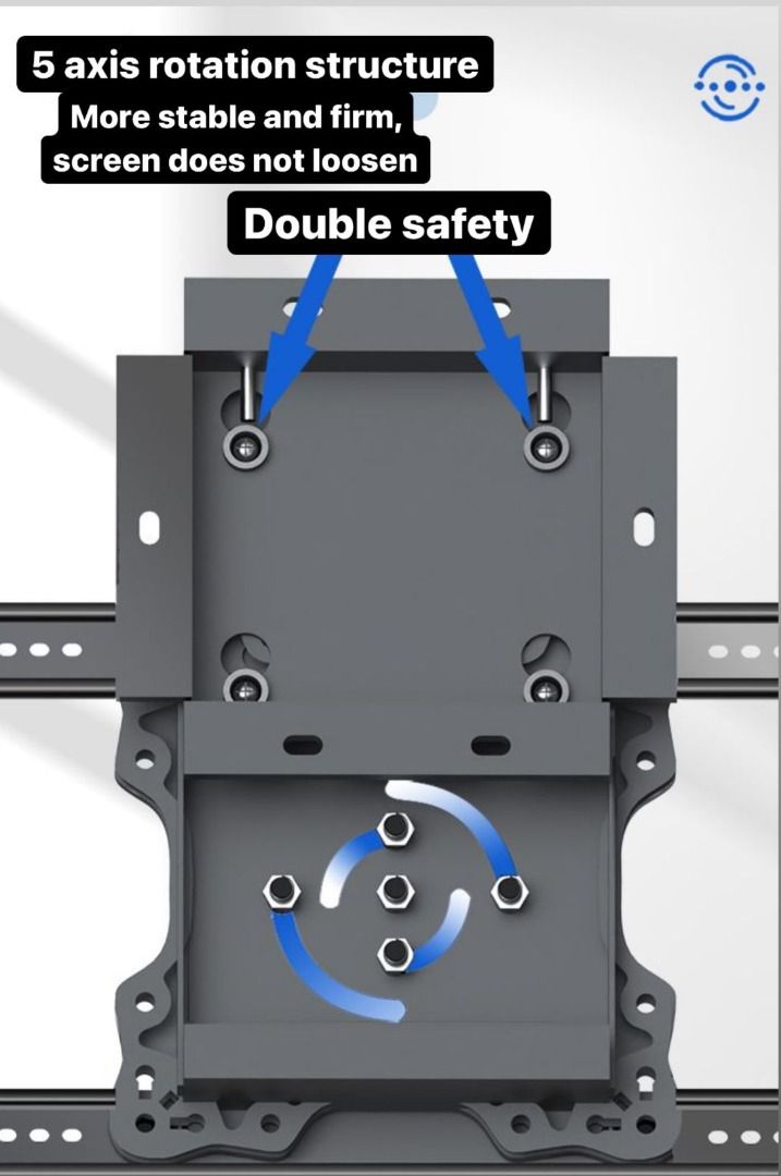 Horizontal&Vertical Swivel Bracket (Cannot stretch out) INSTALLATION ...