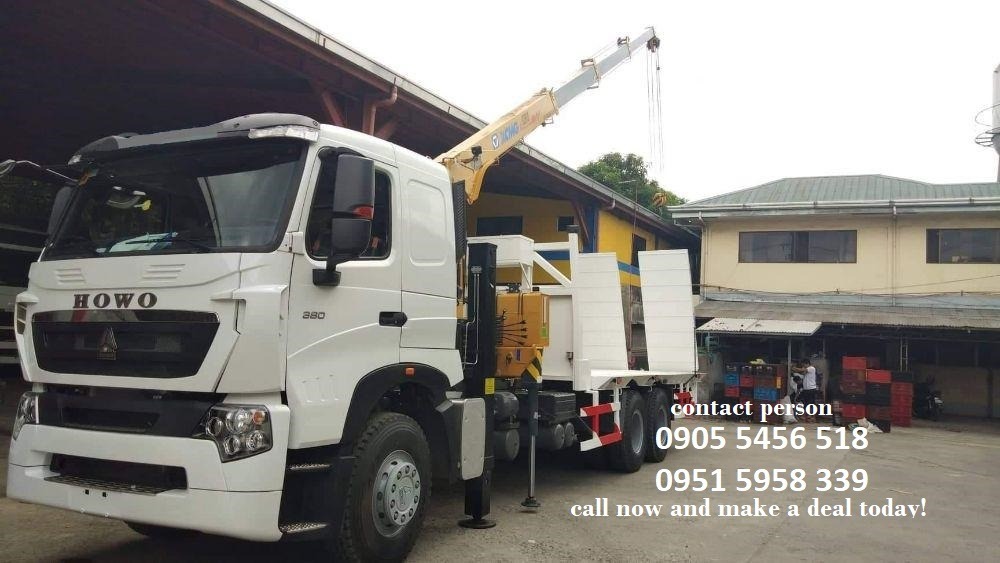Howo a7 10 wheeler self loading truck with 10 tons boom - Brand New ...