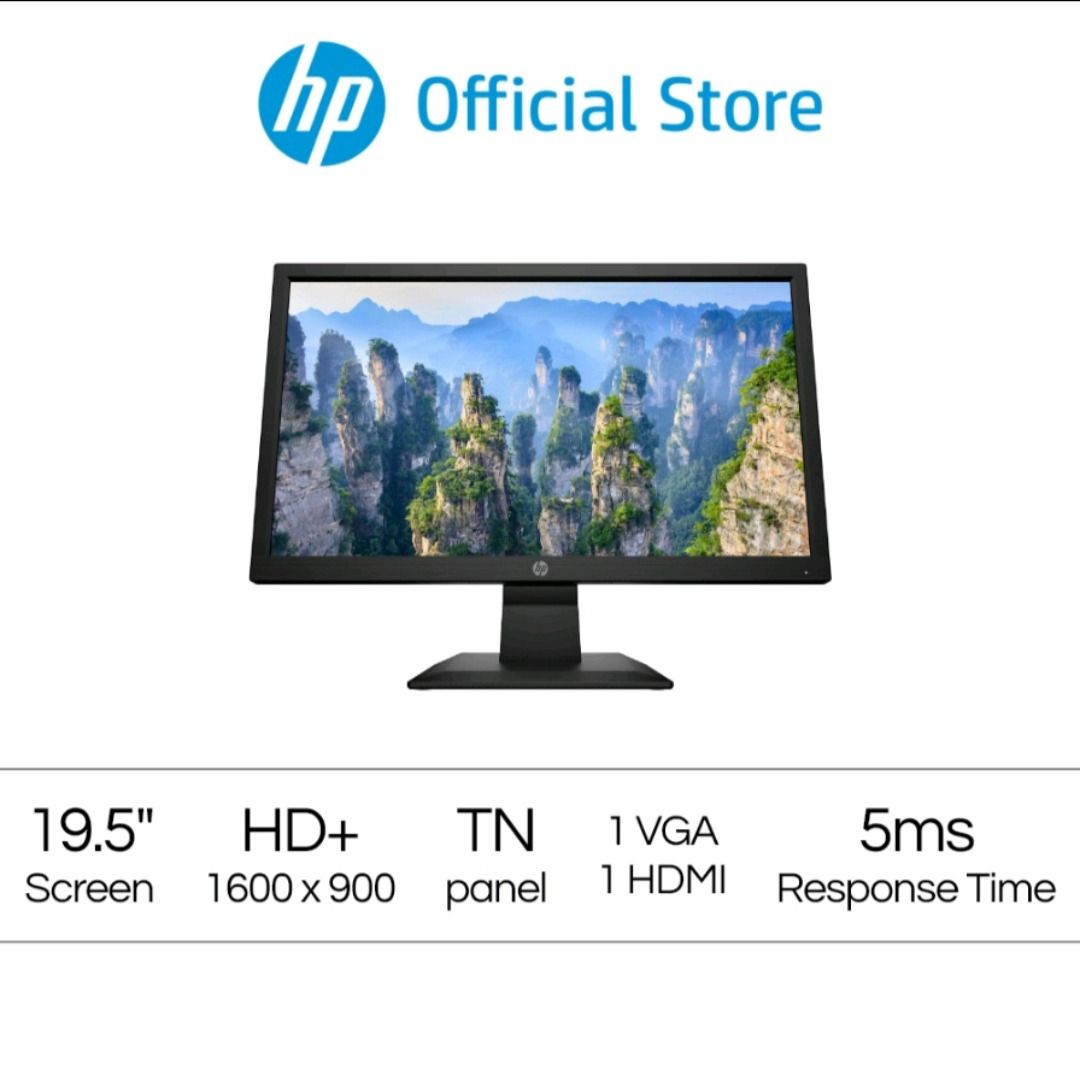 HP V20 HD+ Monitor Hewlett Packard, Computers & Tech, Parts ...