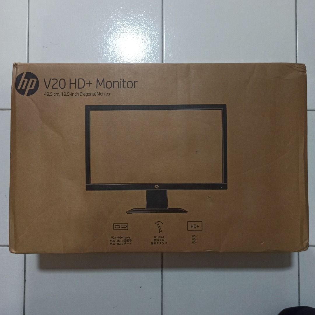 HP V20 HD+ Monitor Hewlett Packard, Computers & Tech, Parts ...