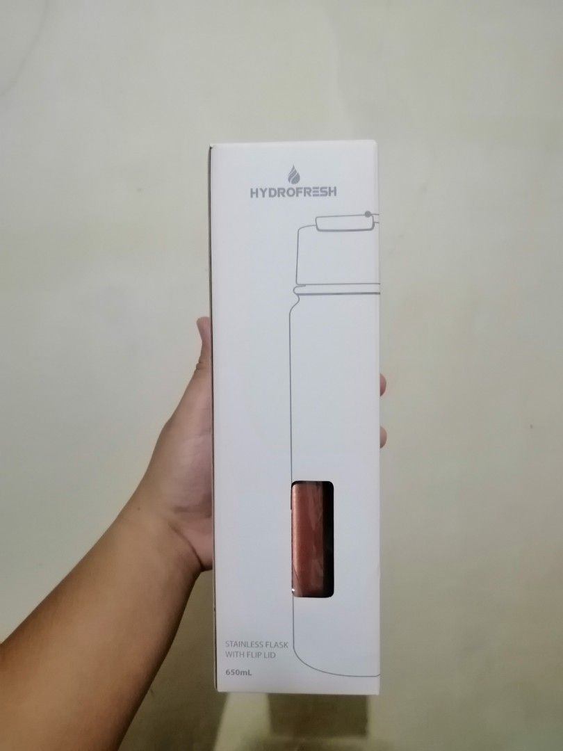 HydroFresh Vacuum Flask Stainless with Flip Lid, Furniture & Home ...