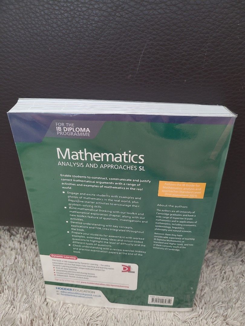 IB Math AA SL ( Hodder Education), Hobbies & Toys, Books & Magazines ...