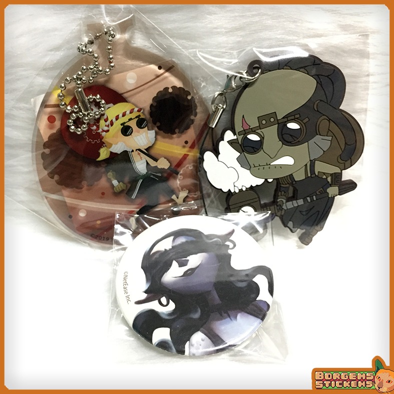 Identity V - Rubber strap, acrylic keychain, badge assorted official ...
