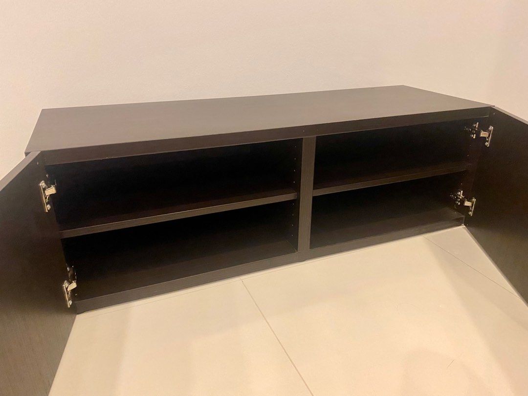 IKEA Besta shelf unit with doors, Furniture & Home Living, Furniture ...