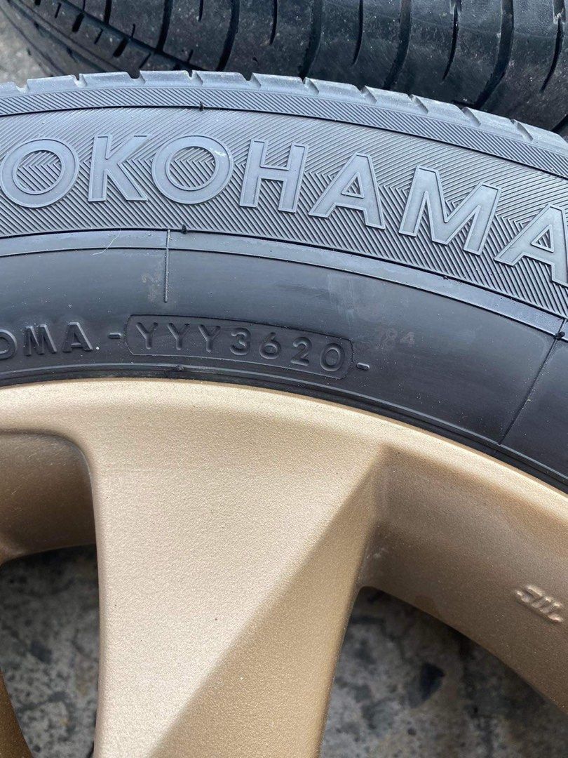 Innova stock mags and tires 2020, Car Parts & Accessories, Mags and ...