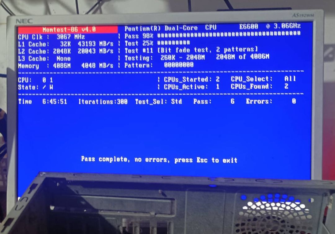 Intel Dual Core E6600 3.06GHz 4GB DDR2 160GB HDD WiFi Ready System Unit ...
