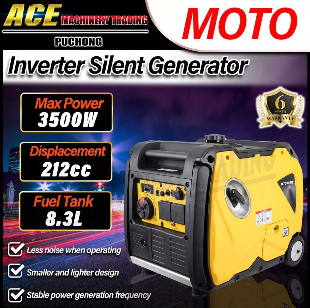 Inverter Silent Genset (Brand MOTO), Everything Else, Others on Carousell