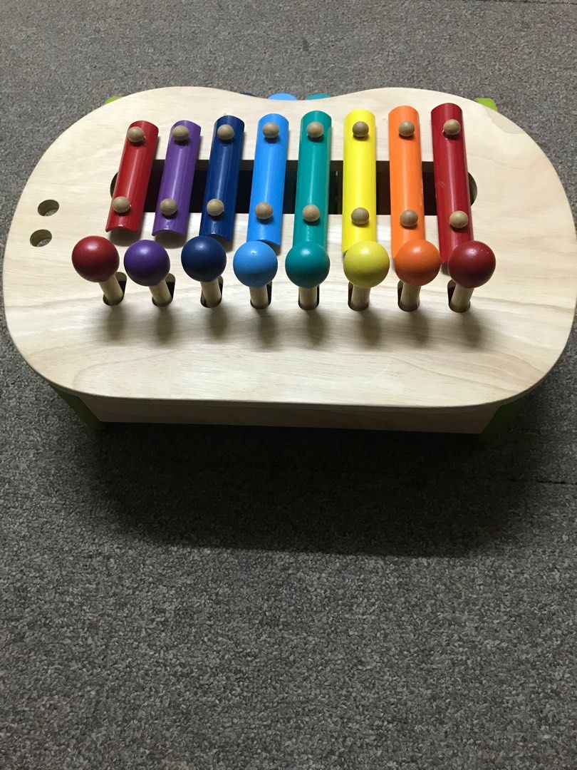 JAPAN BIG Solid Wooden Ed.Inter BIG Melody Maker Xylophone Piano Drum ...