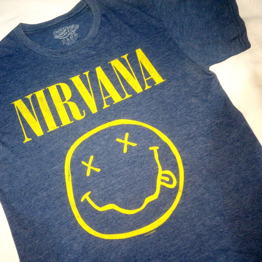 Kaos Band Vintage Nirvana Logo x Six Fifty One Clothing Original ...