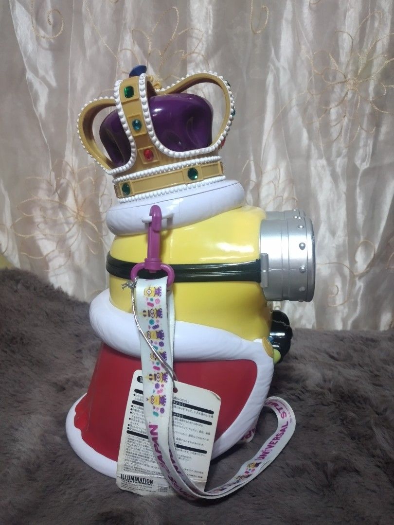 King Bob Minion Popcorn Bucket, Hobbies & Toys, Toys & Games on Carousell
