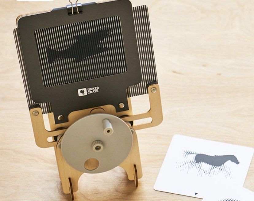 Kiwi Co Tinker Crate - Paper Circuits, Animation Machine, Motor Powered ...
