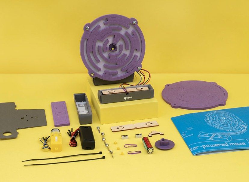 Kiwi Co Tinker Crate - Paper Circuits, Animation Machine, Motor Powered ...