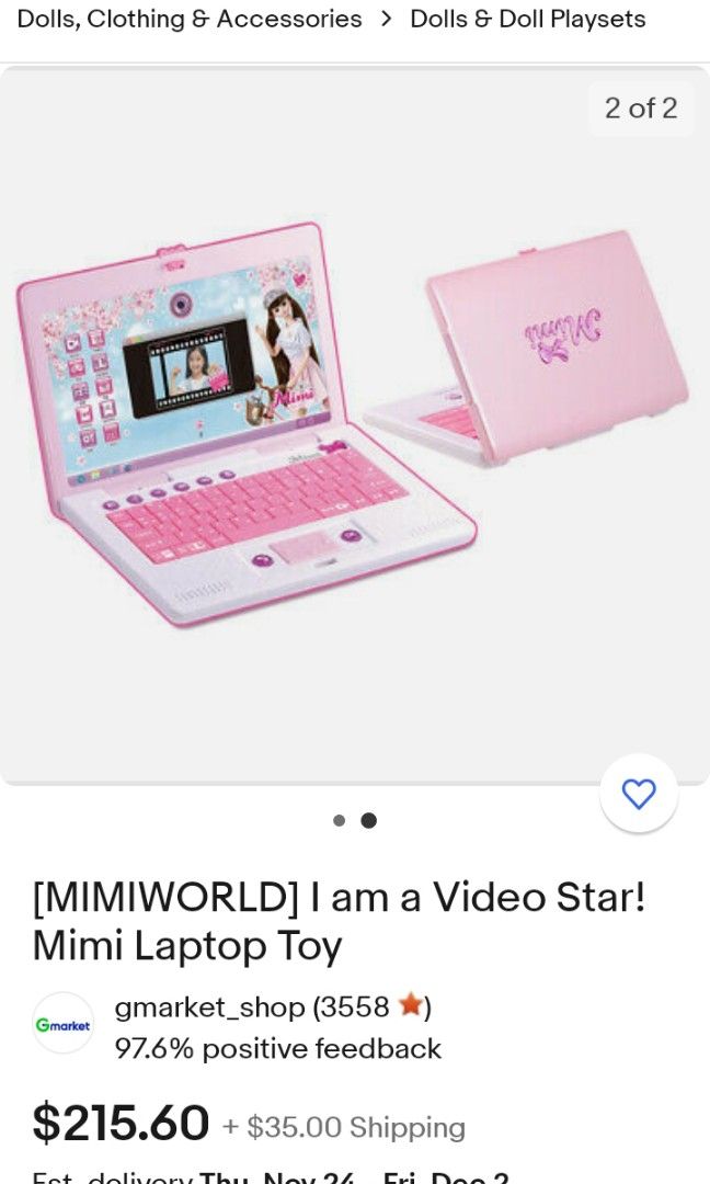 Korean Mimi laptop, Hobbies & Toys, Toys & Games on Carousell