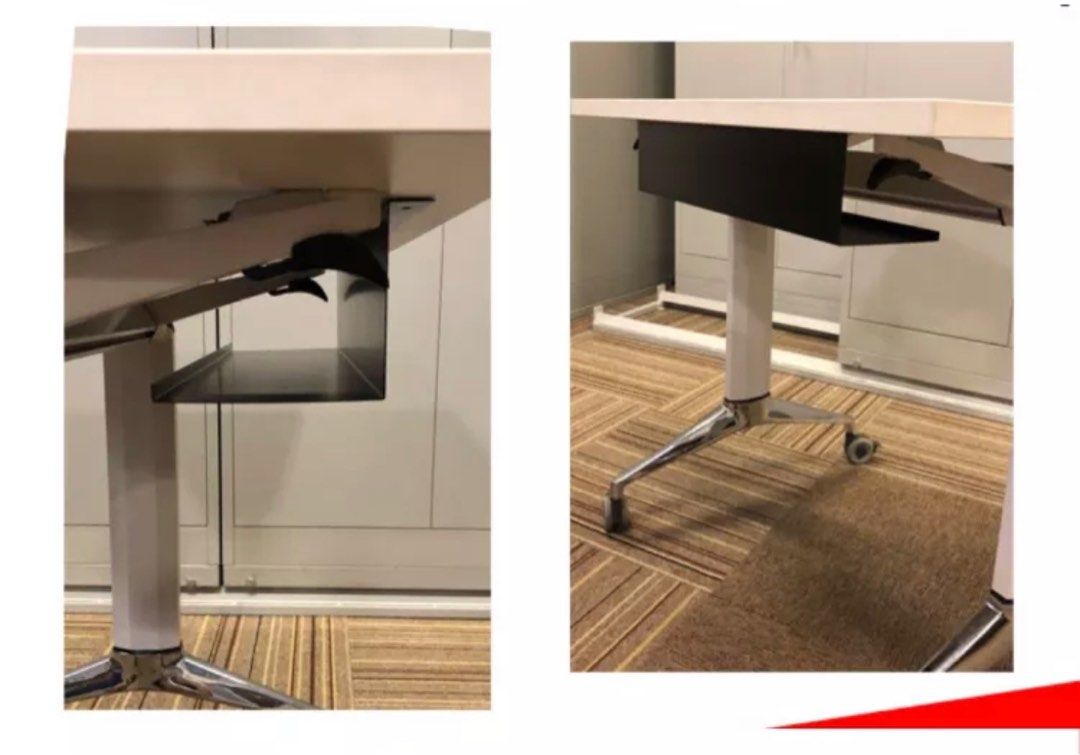 L Tray for Workstation Cable Management, Furniture & Home Living, Home ...