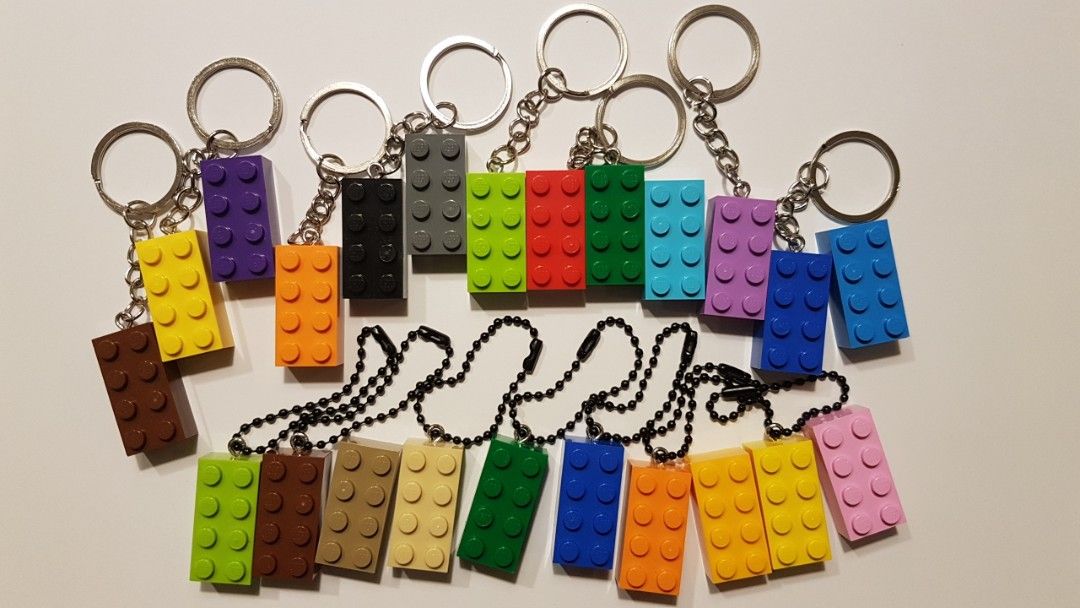Lego Brick Keychain/Bag Charm, Hobbies & Toys, Toys & Games on Carousell