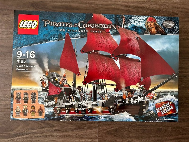 Lego Pirates of the Carribean 4195 Queen Anne's Revenge MISB, Hobbies ...