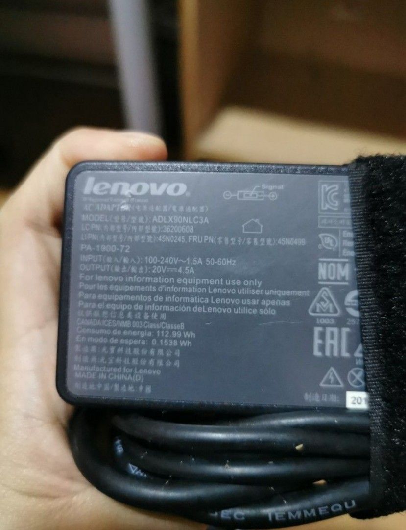 Lenovo laptop charger / powerbrick, Computers & Tech, Parts ...