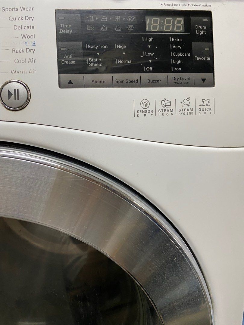 LG 8KG Sensor Dry Condenser Dryer, TV & Home Appliances, Washing ...