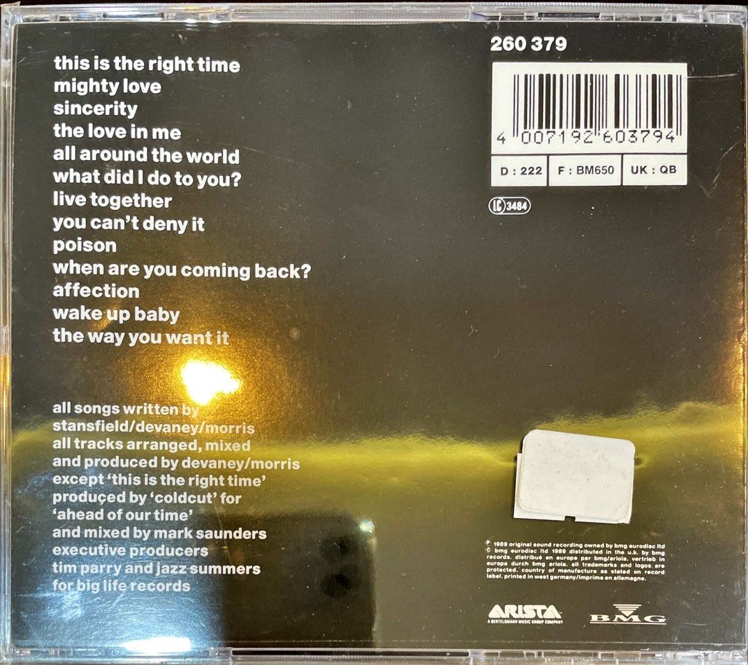 LISA STANSFIELD: AFFECTION, Hobbies & Toys, Music & Media, CDs & DVDs ...